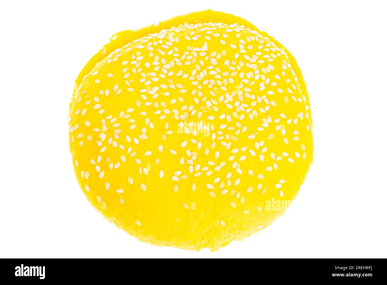 colored burger bun isolated on white background Stock Photo - Alamy