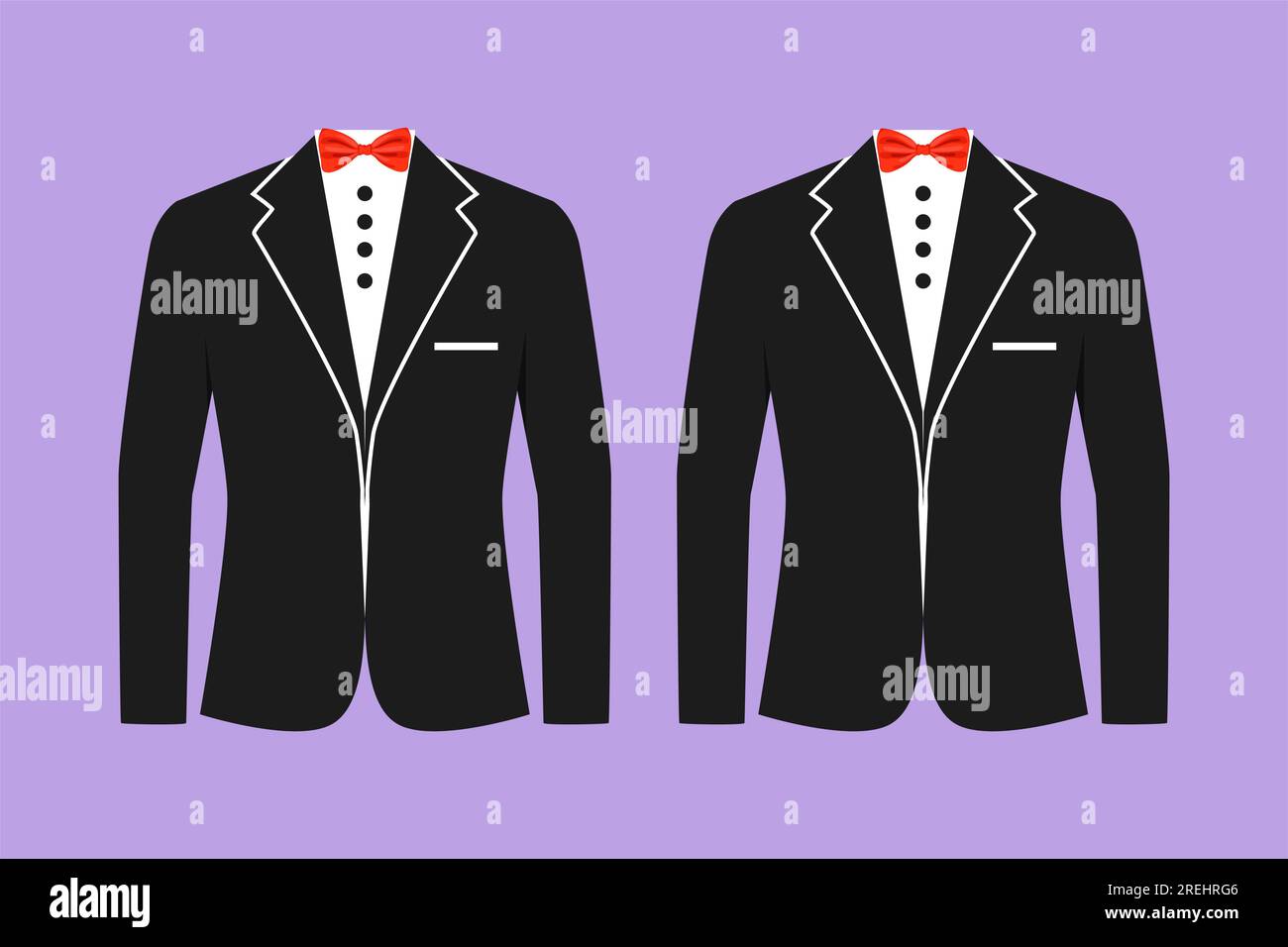 Character flat drawing stylized man formal suit logo, label, template ...