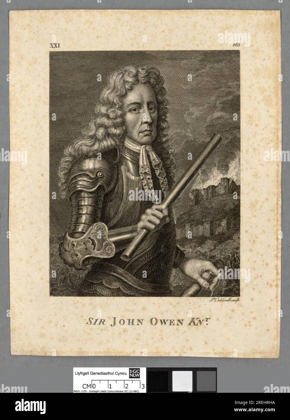 Sir John Owen Knt circa 1770 by James Caldwall Stock Photo - Alamy