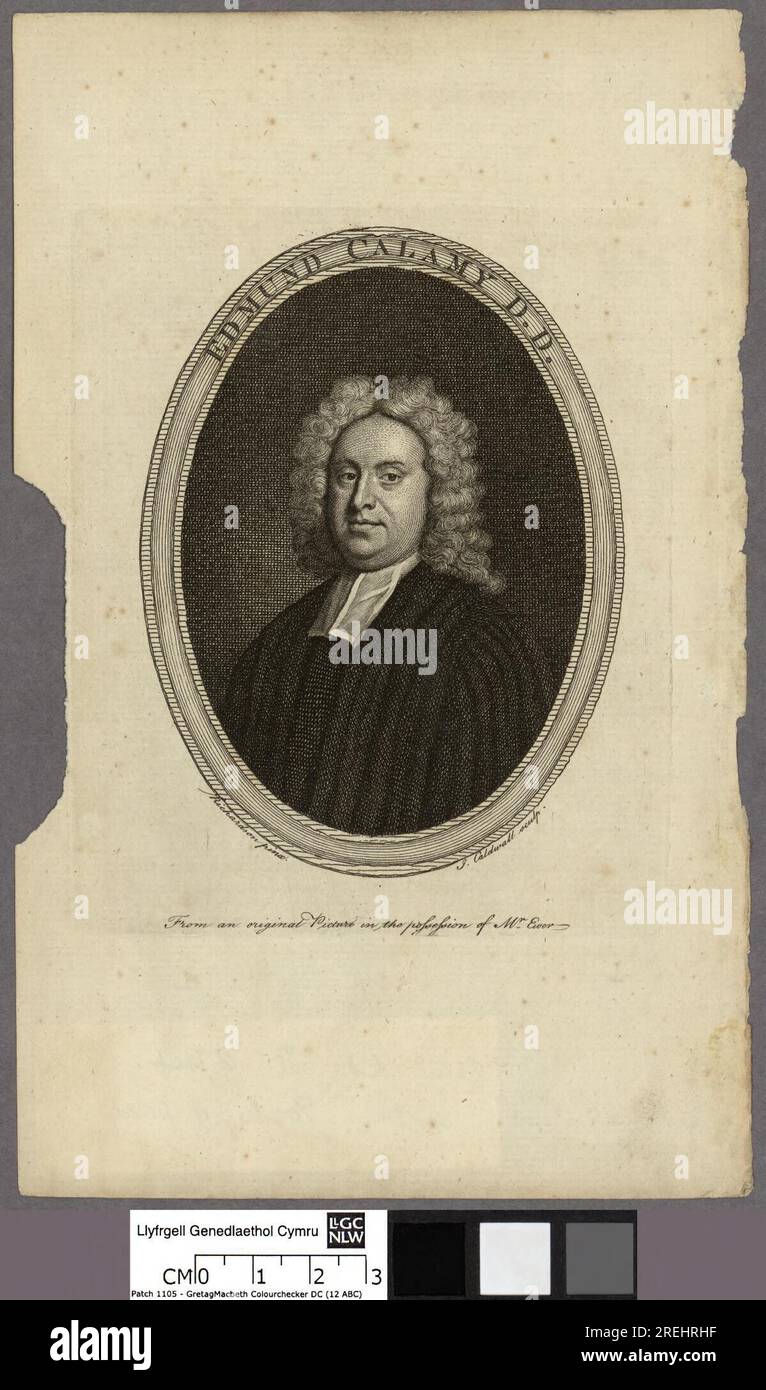 Edmund Calamy D.D 1775 by James Caldwall Stock Photo - Alamy