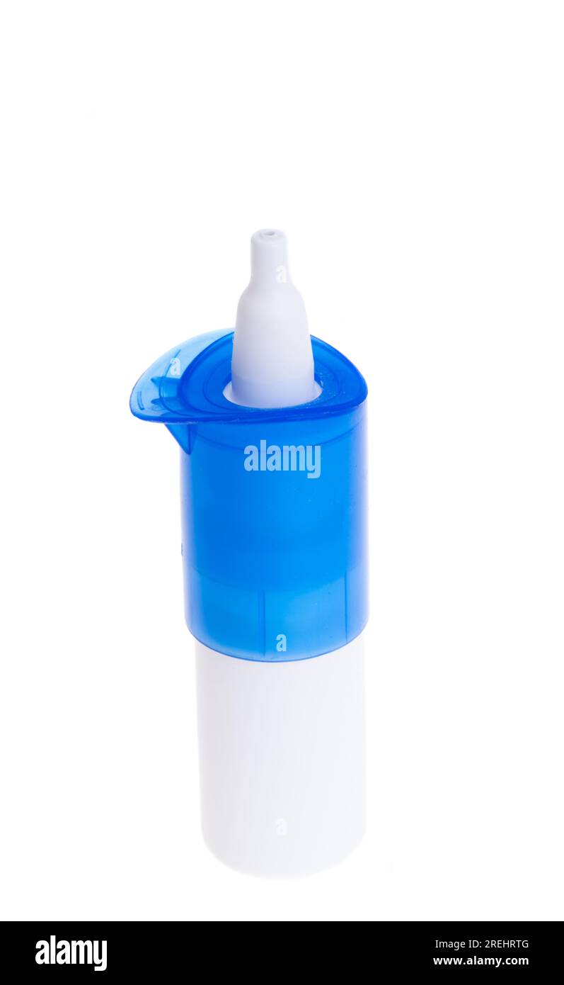 container for drops isolated on white background Stock Photo - Alamy