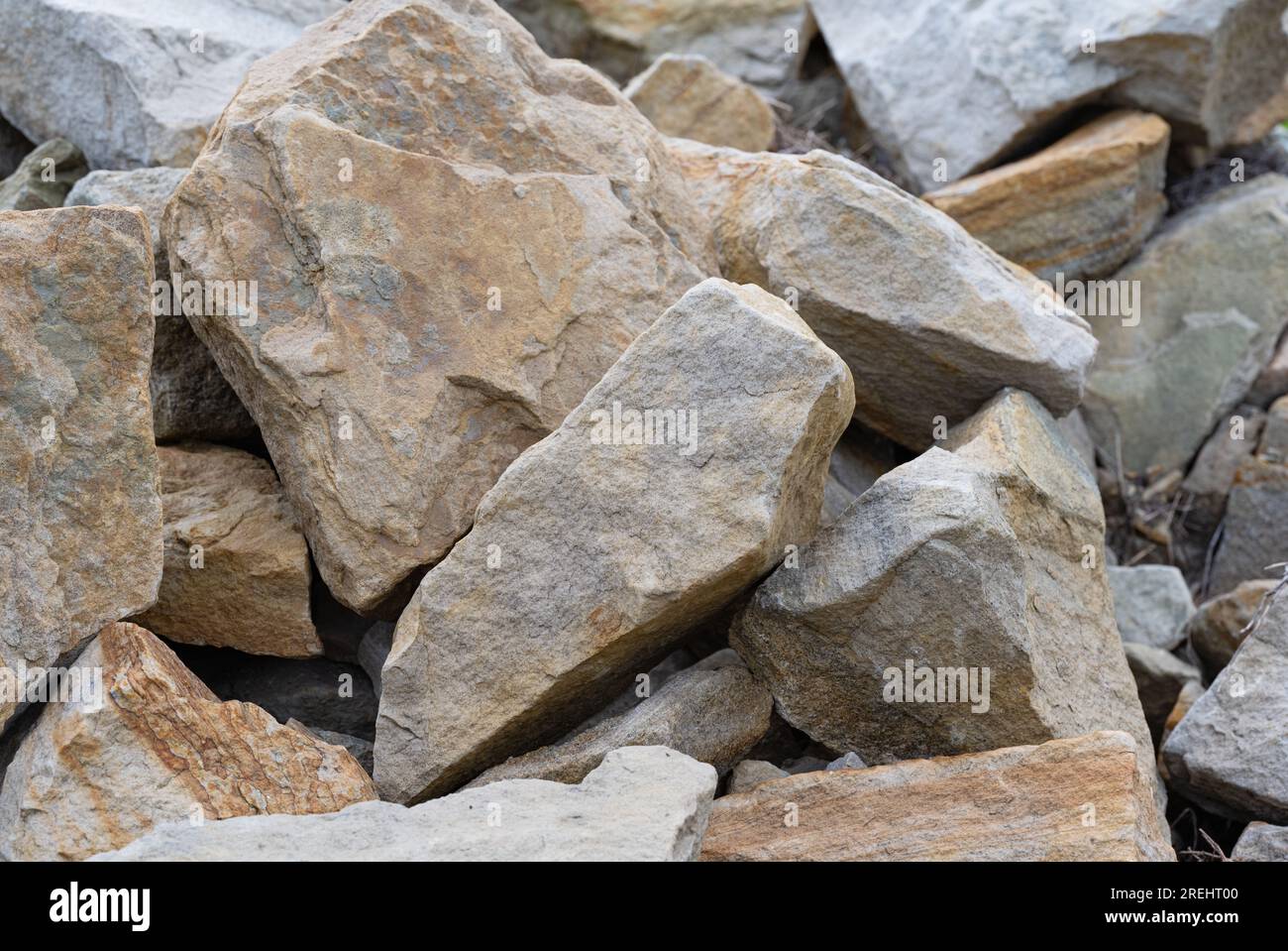 Mountain of large stones hi-res stock photography and images - Alamy