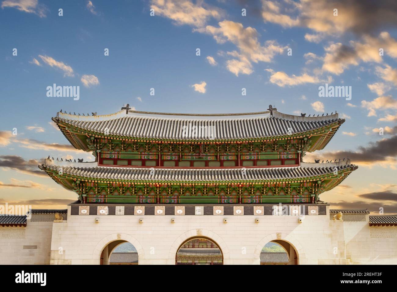 This is the Gwanghwamun Gate. It is the largest gate in the ...
