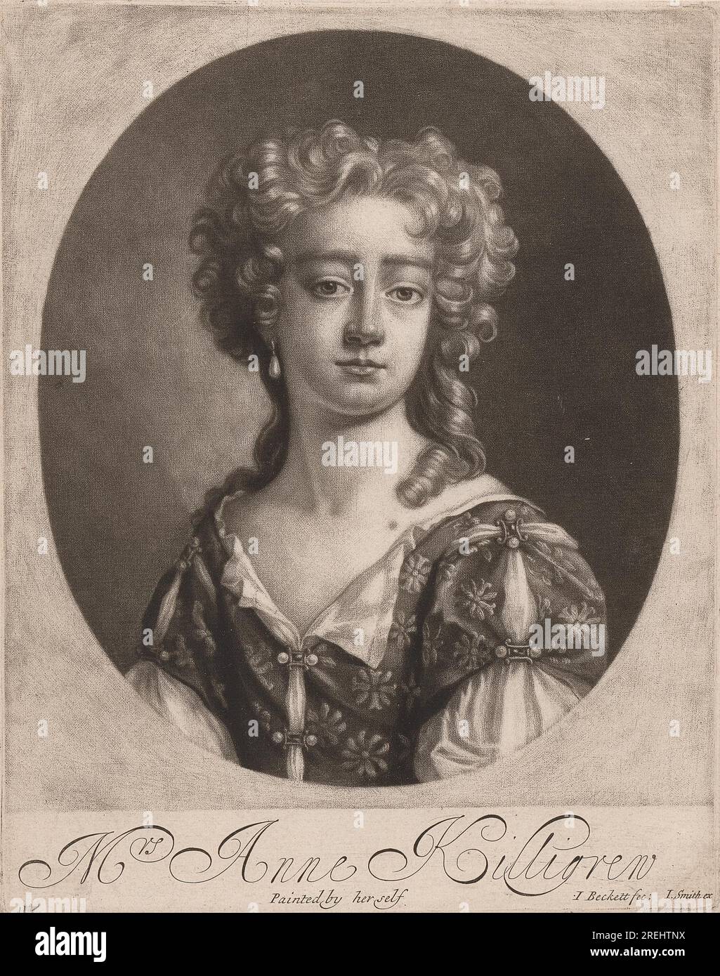 Mrs. Anne Killigrew by Isaac Beckett Stock Photo - Alamy