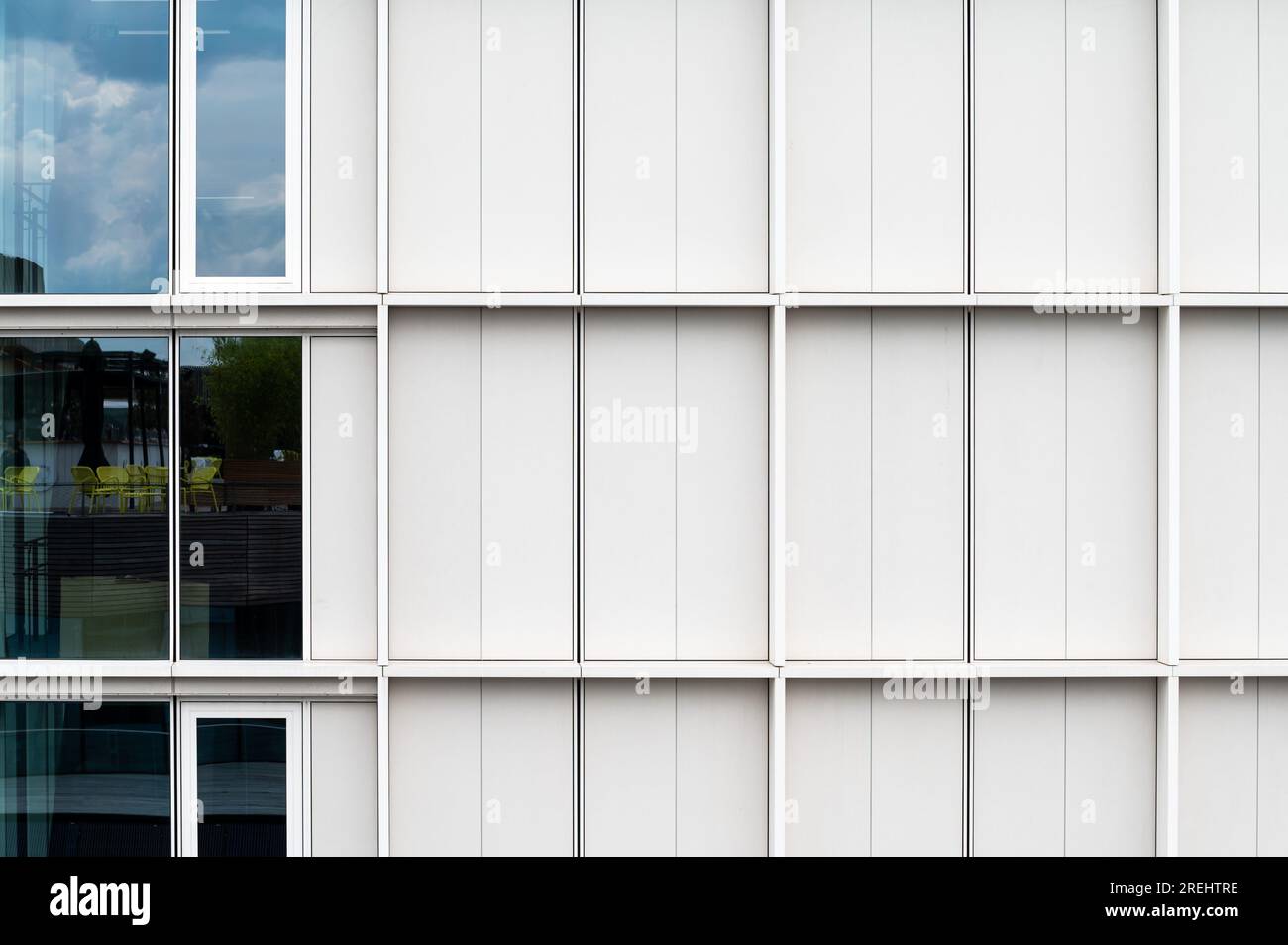 Brussels city center, Belgium, July 20 , 2023 - Abstract rectangular ...