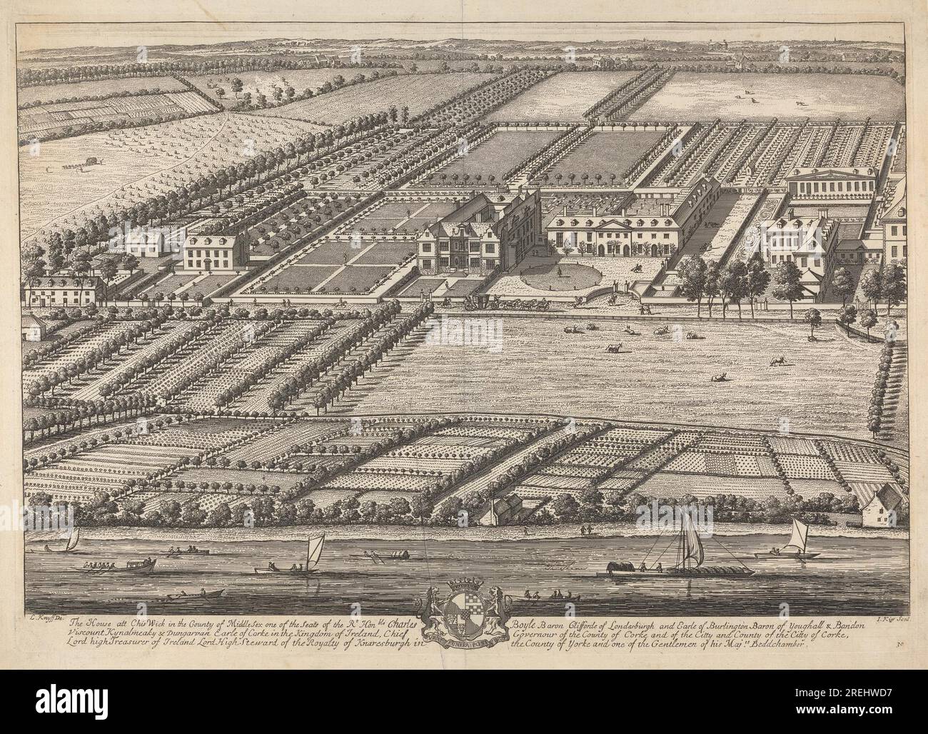 The House at Chiswick in the County of Middlesex one of the Seats of ...