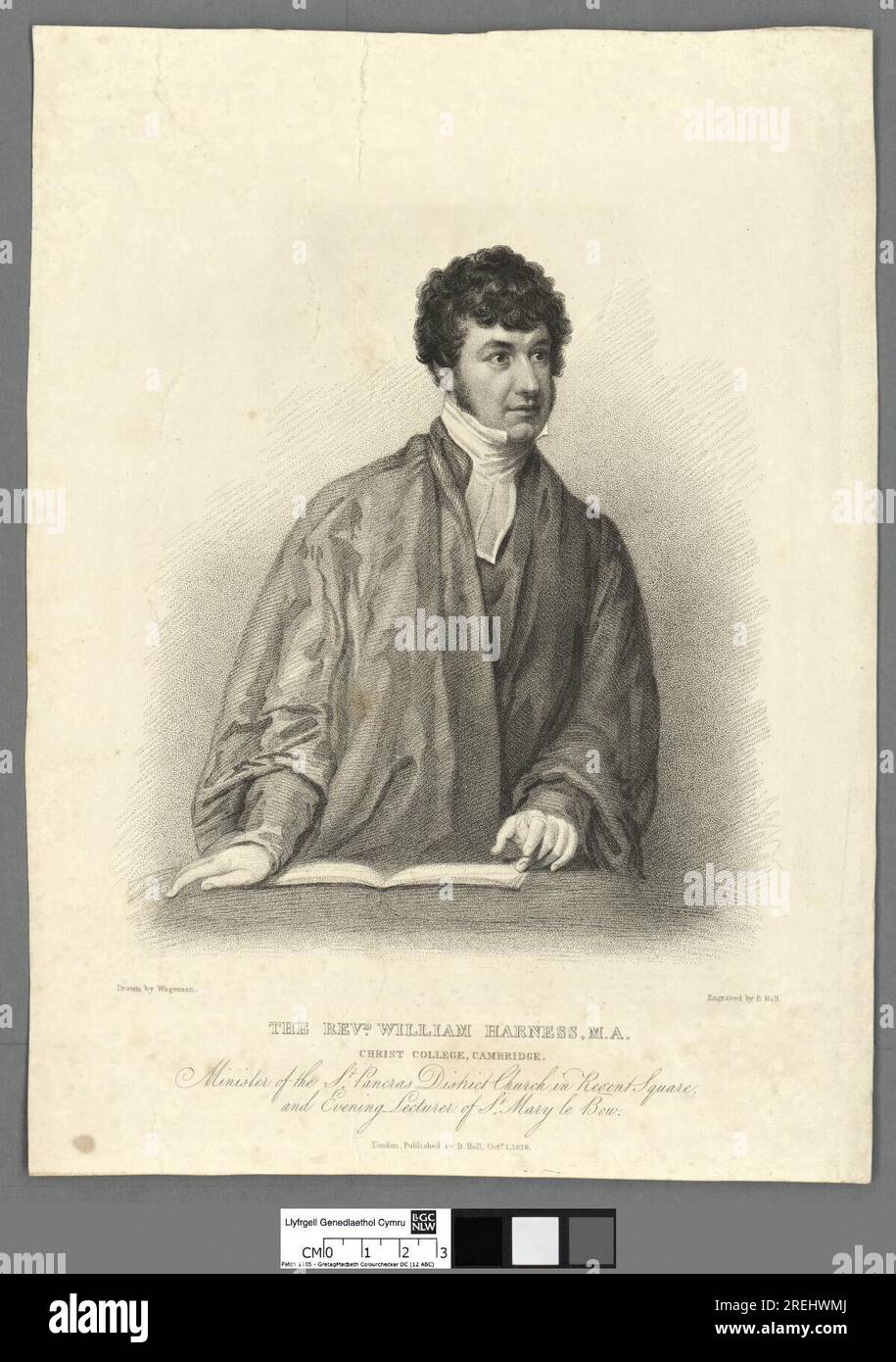 The Revd. William Harness, M.A. Christ College, Cambridge 1828 by ...