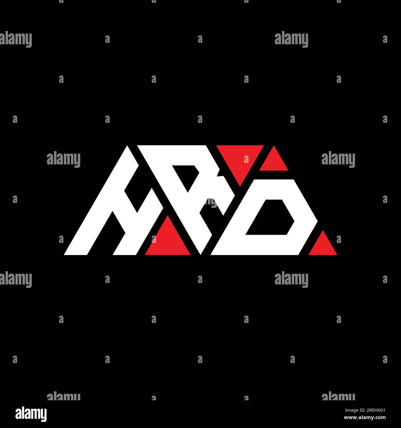 Hrd Triangle Letter Logo Design With Triangle Shape Hrd Triangle Logo Design Monogram Hrd