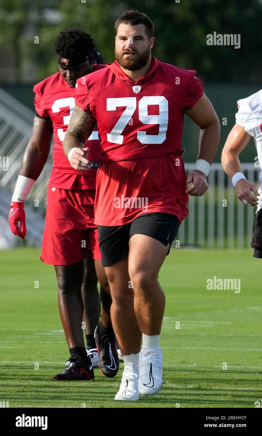 Tampa Bay Buccaneers defensive lineman Patrick O'Connor (79) during an ...
