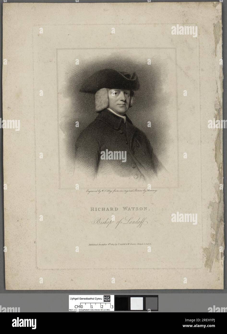 Richard Watson, Bishop of Landaff 1817 by William Thomas Fry Stock Photo - Alamy