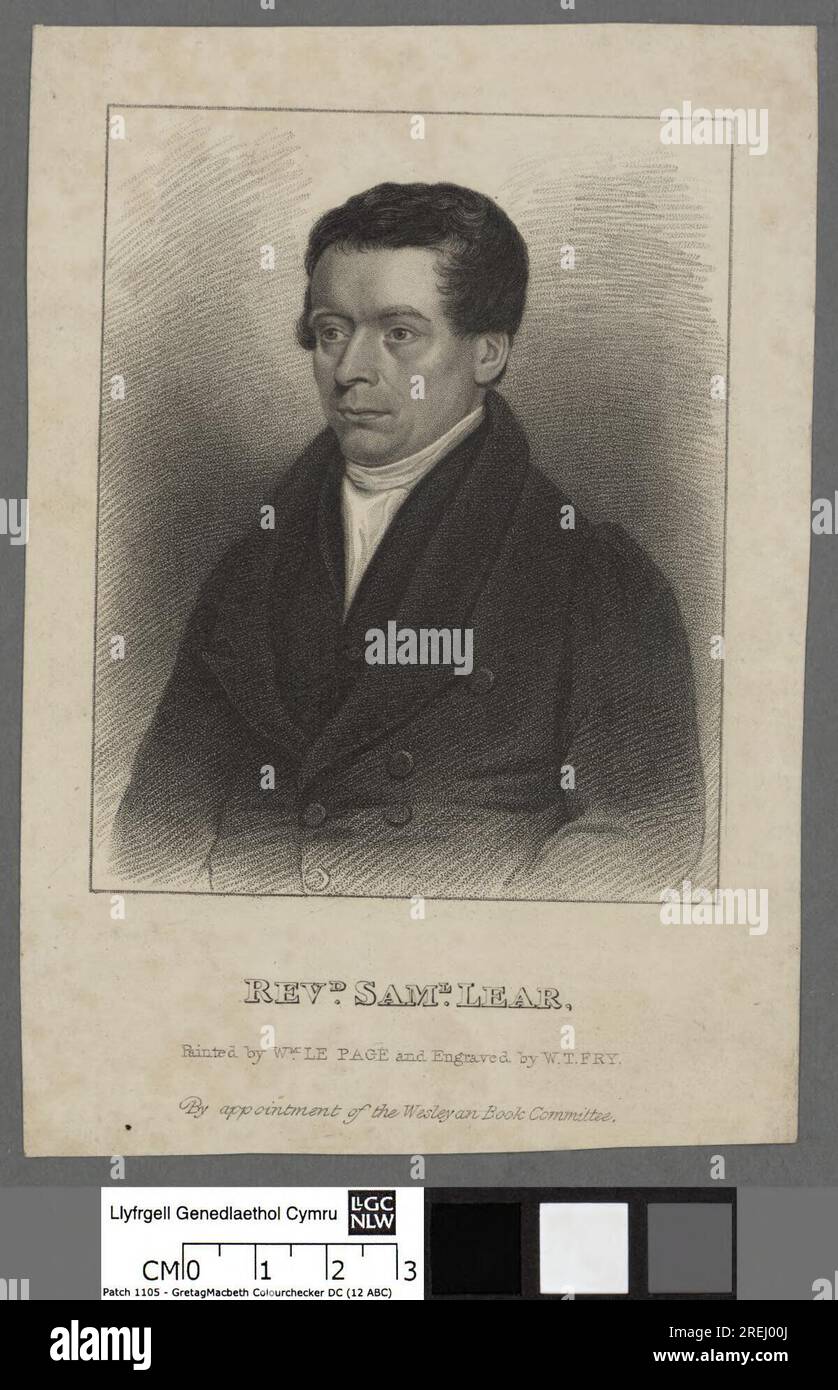 Saml. Lear 19th century by William Thomas Fry Stock Photo - Alamy