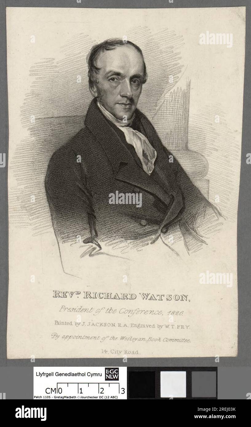 Richard Watson circa 1826 by William Thomas Fry Stock Photo - Alamy