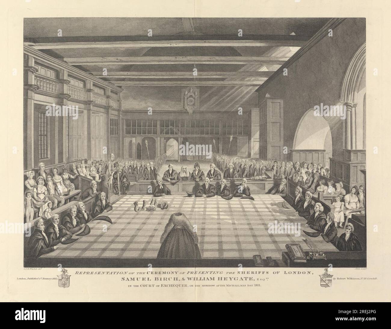 Representation of the Ceremony of Presenting the Sheriffs of London ...