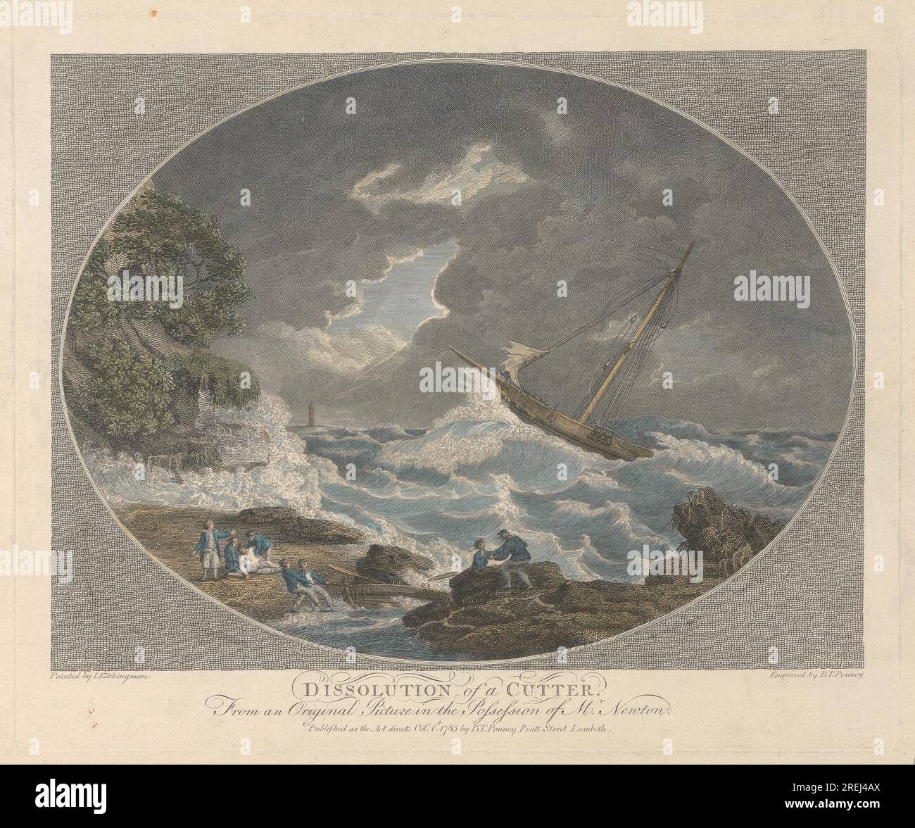 Dissolution of a Cutter 1785 by Benjamin Thomas Pouncy Stock Photo - Alamy