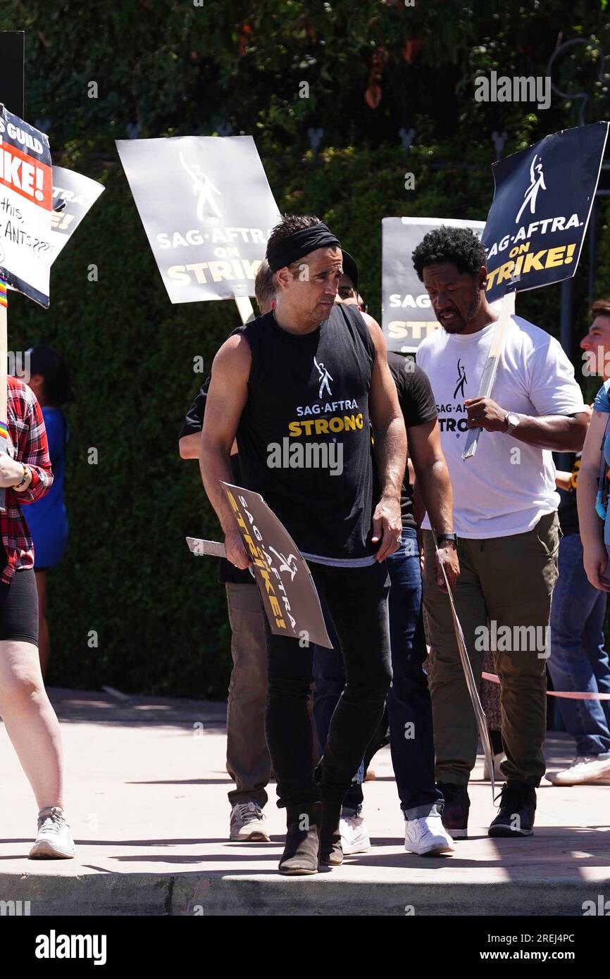 Photo by: gotpap/STAR MAX/IPx 2023 7/26/23 Colin Farrell walks the ...
