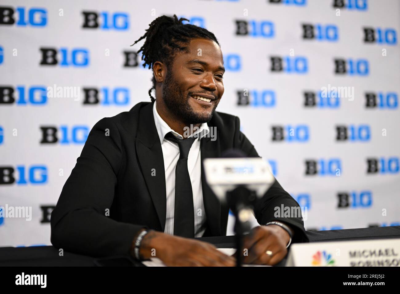 INDIANAPOLIS, IN - JULY 26: NBC College Football analyst Michael ...