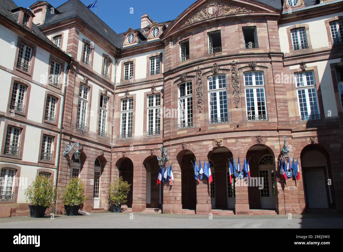 hanau mansion (actual town hall) in strasbourg in alsace (france Stock ...