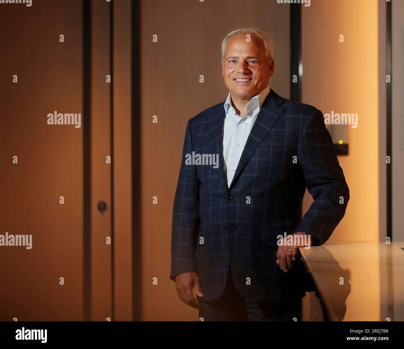 Dr Thomas Caulfield, CEO of GlobalFoundries, photographed on 14 July ...