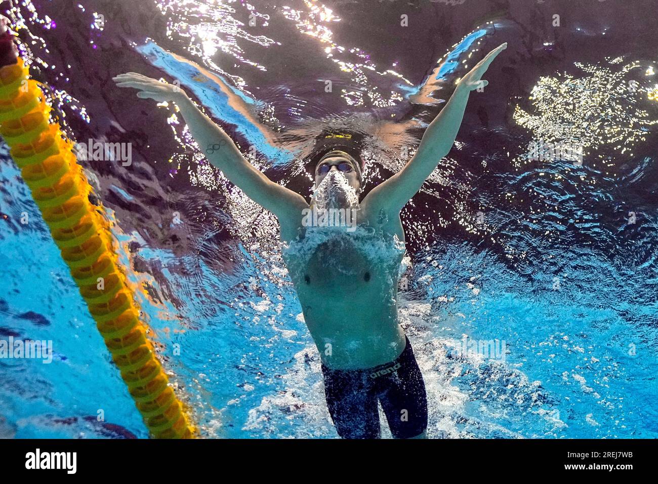Casper Corbeau, of the Netherlands, competes in a men's 200-meter ...