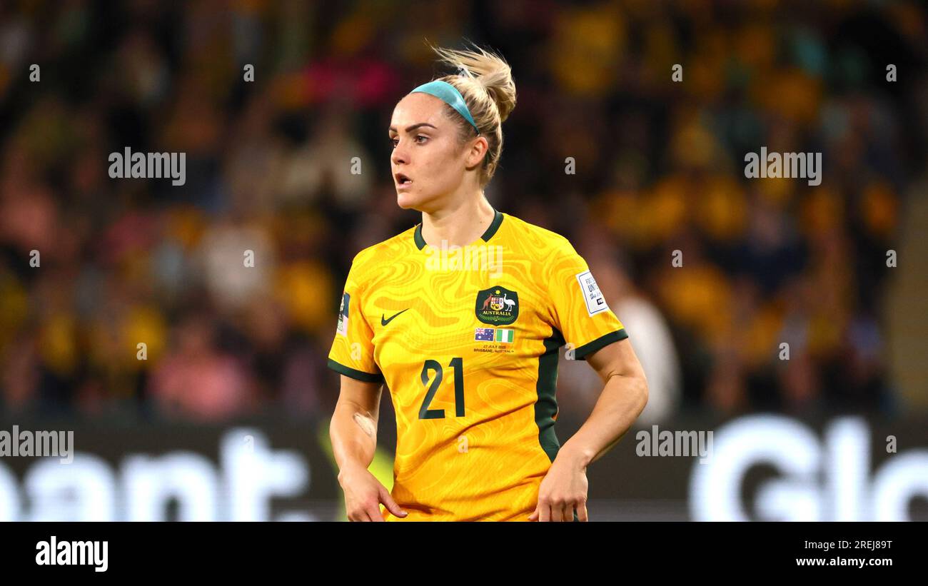 Australia's Ellie Carpenter in action during the Women's World Cup ...