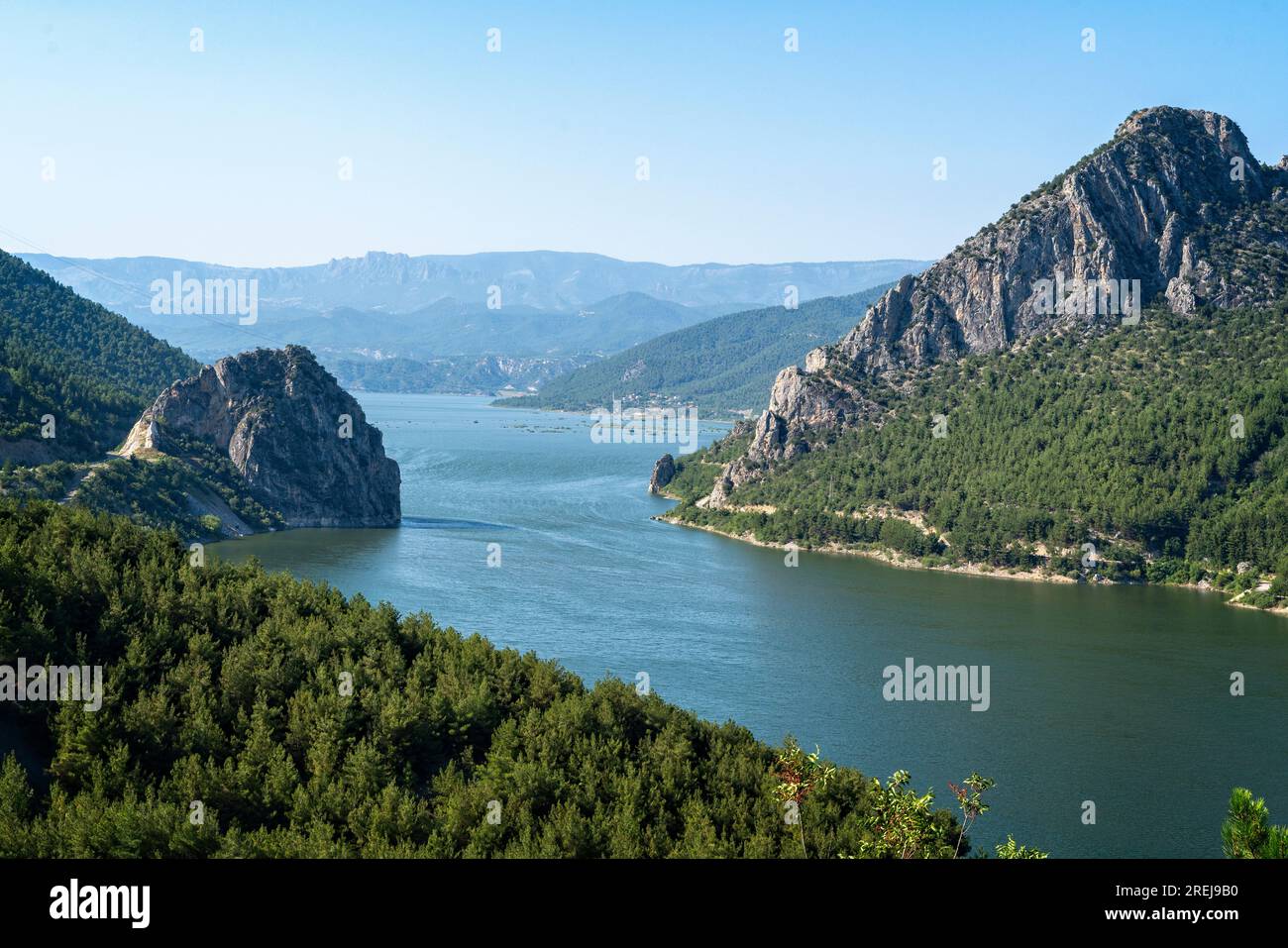 aerial view of canyon Stock Photo - Alamy