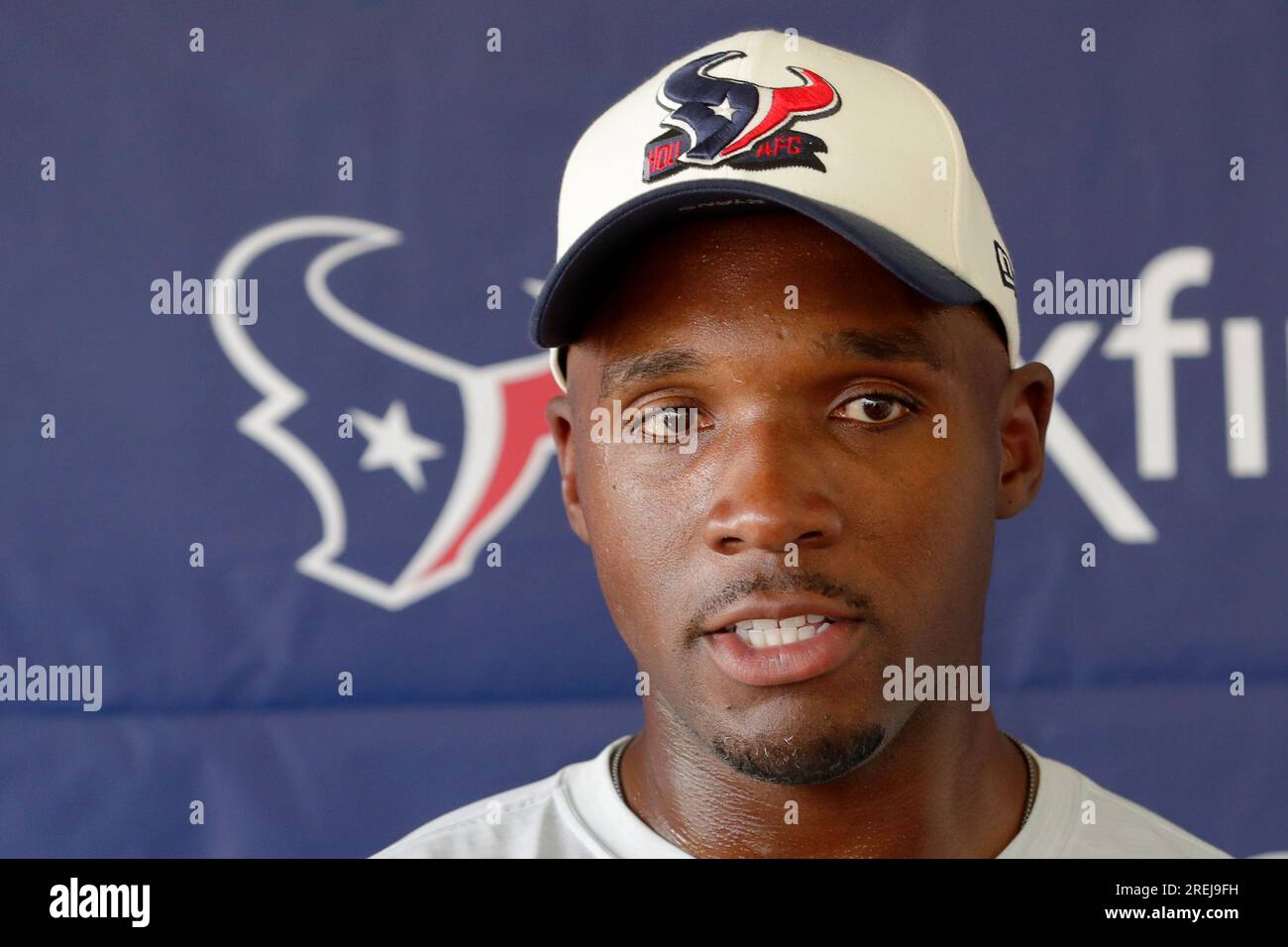 Houston Texans head coach DeMeco Ryans speaks during a press conference after their NFL football ...