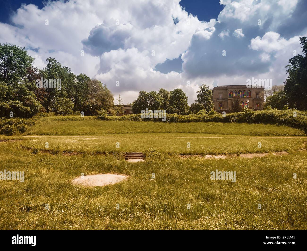 Stuttgart,Germany - May 09,2023: Park Villa Berg This famous,old ...