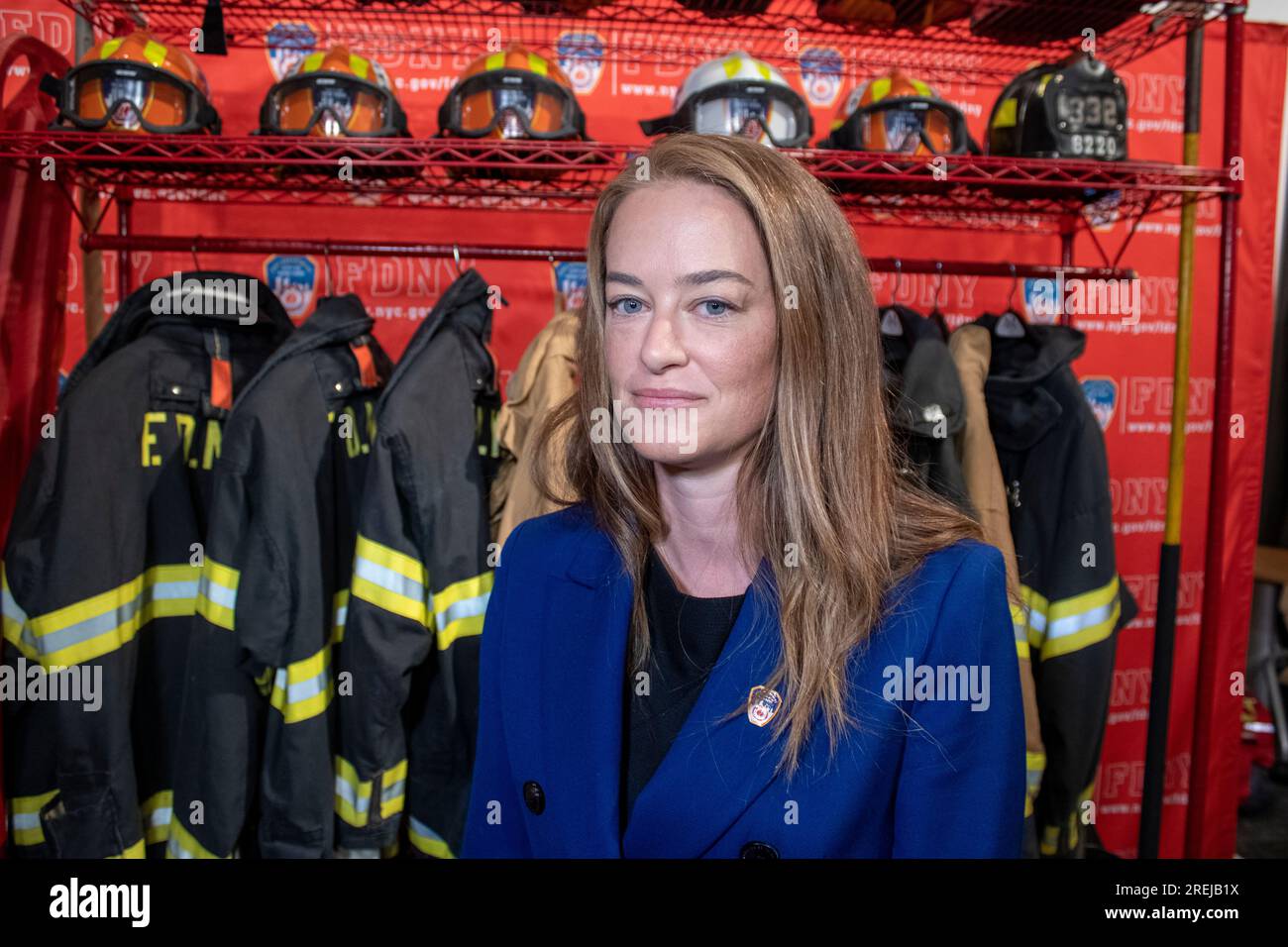 New York City Fire Commissioner Laura Kavanagh is at FDNY headquarters ...