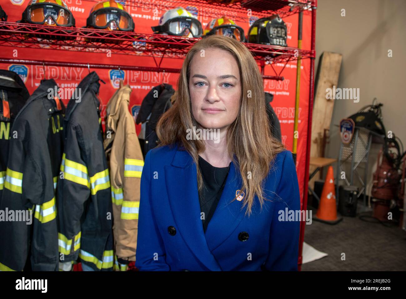 New York City Fire Commissioner Laura Kavanagh is at FDNY headquarters ...