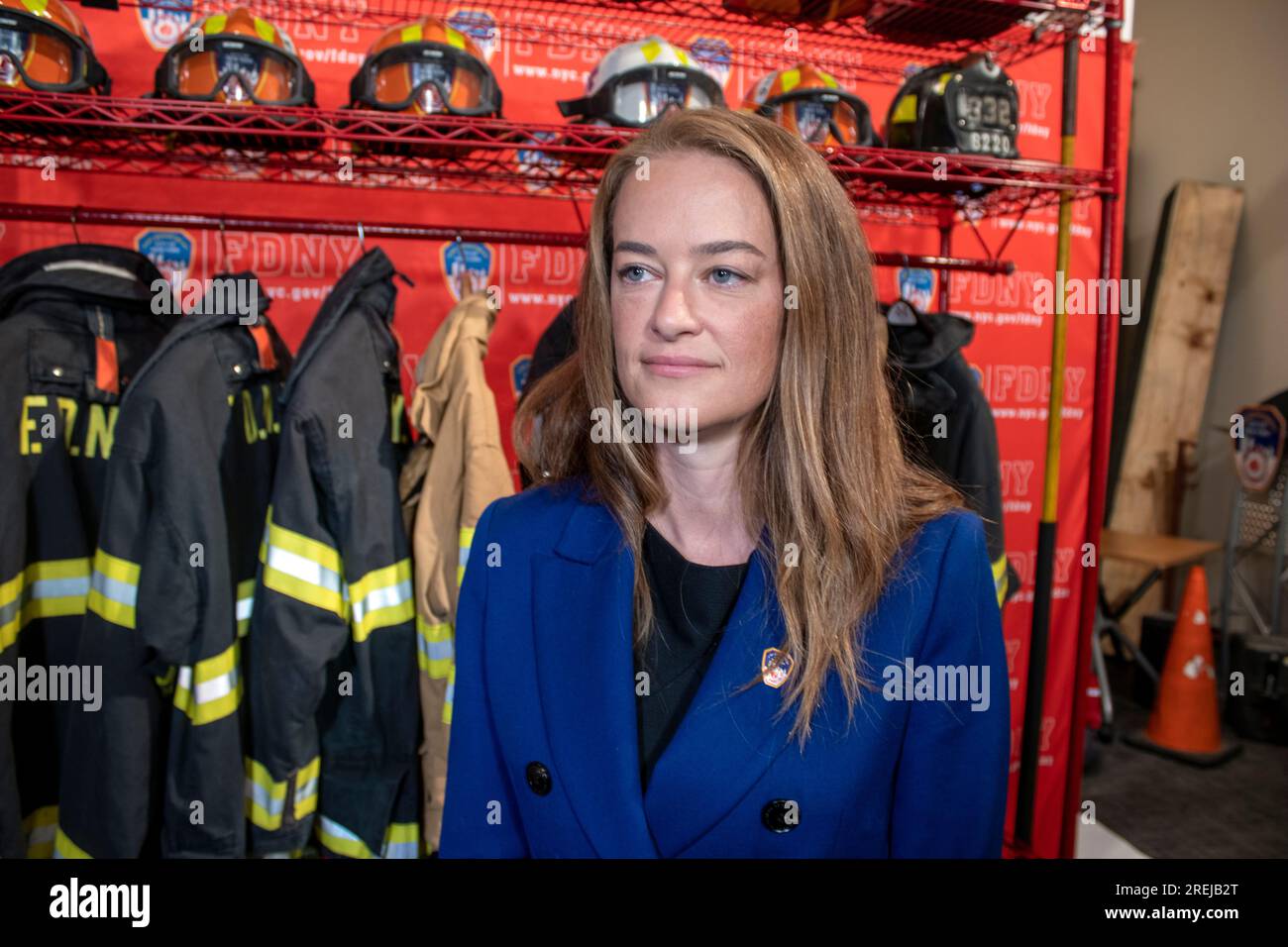 New York City Fire Commissioner Laura Kavanagh is at FDNY headquarters ...