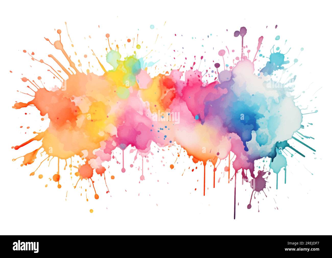 Cool Rainbow Splatter Paint Backgrounds