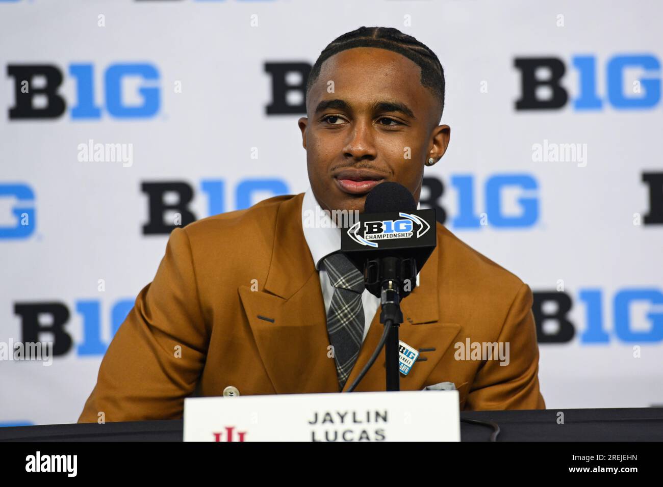 INDIANAPOLIS, IN - JULY 27: Indiana Hoosiers So. Running Back Jaylin ...