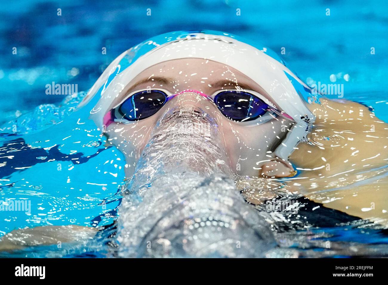 Regan Smith of the U.S. competes during the women's 200m backstroke ...