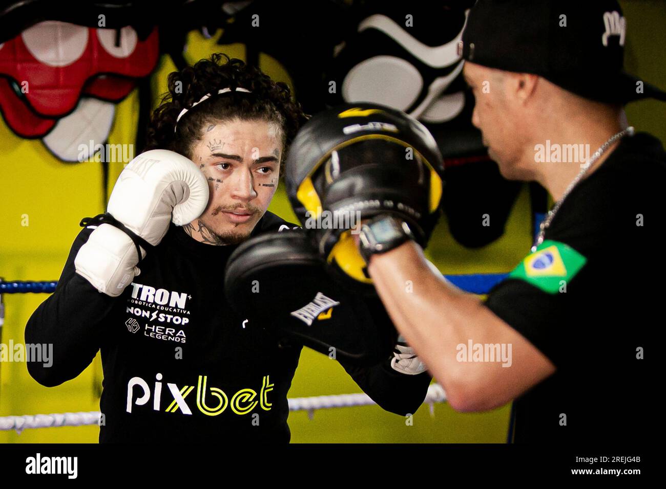 DUBLIN, IRELAND - JUL 13: Brazilian comedian Whindersson Nunes during ...