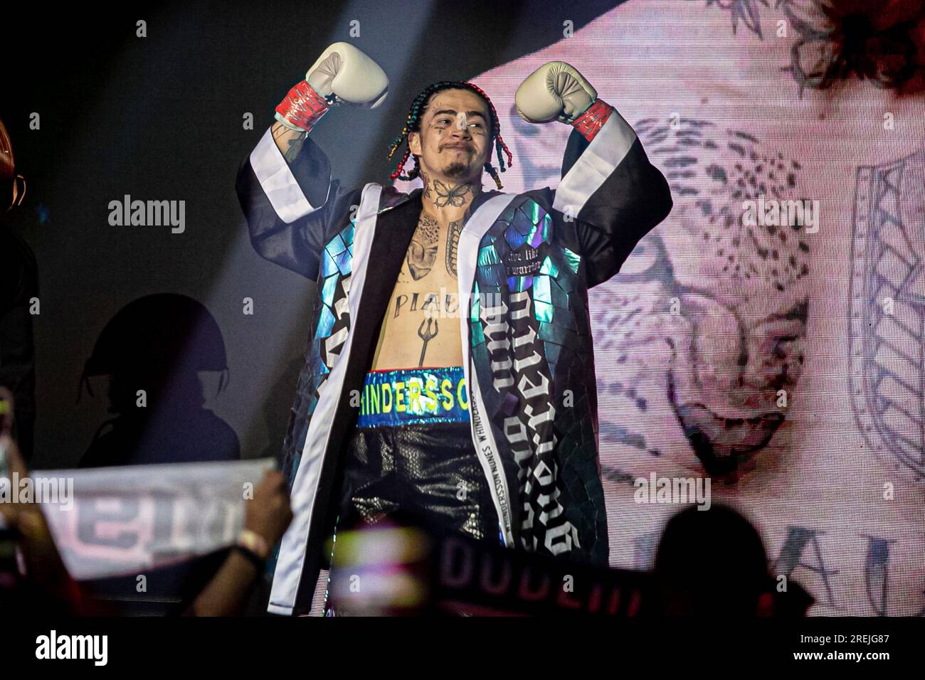 DUBLIN, IRELAND - JULY 15: Whindersson Nunes prepares to fight king ...
