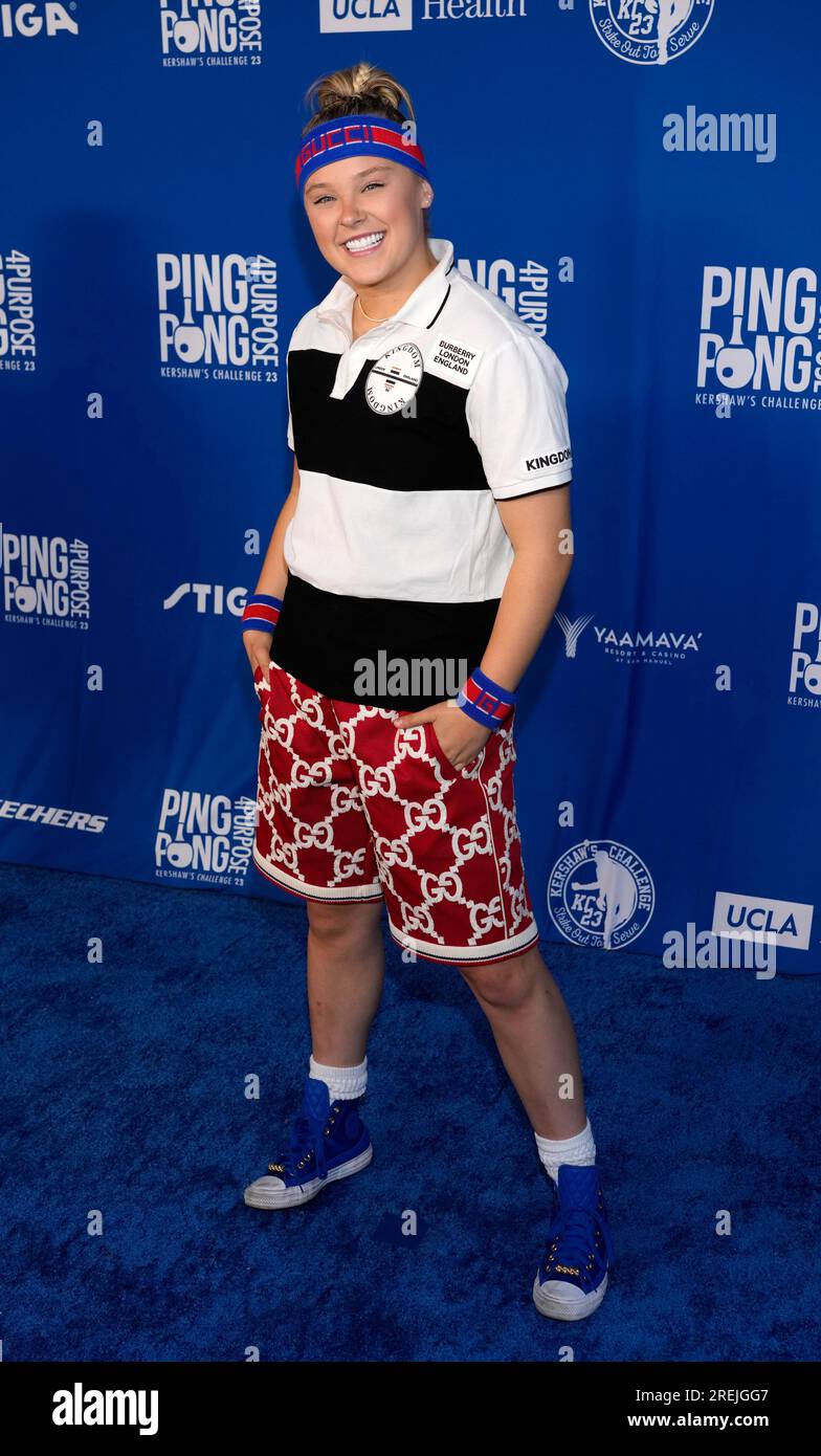 JoJo Siwa poses at the 10th Annual PingPong4Purpose celebrity ping pong ...