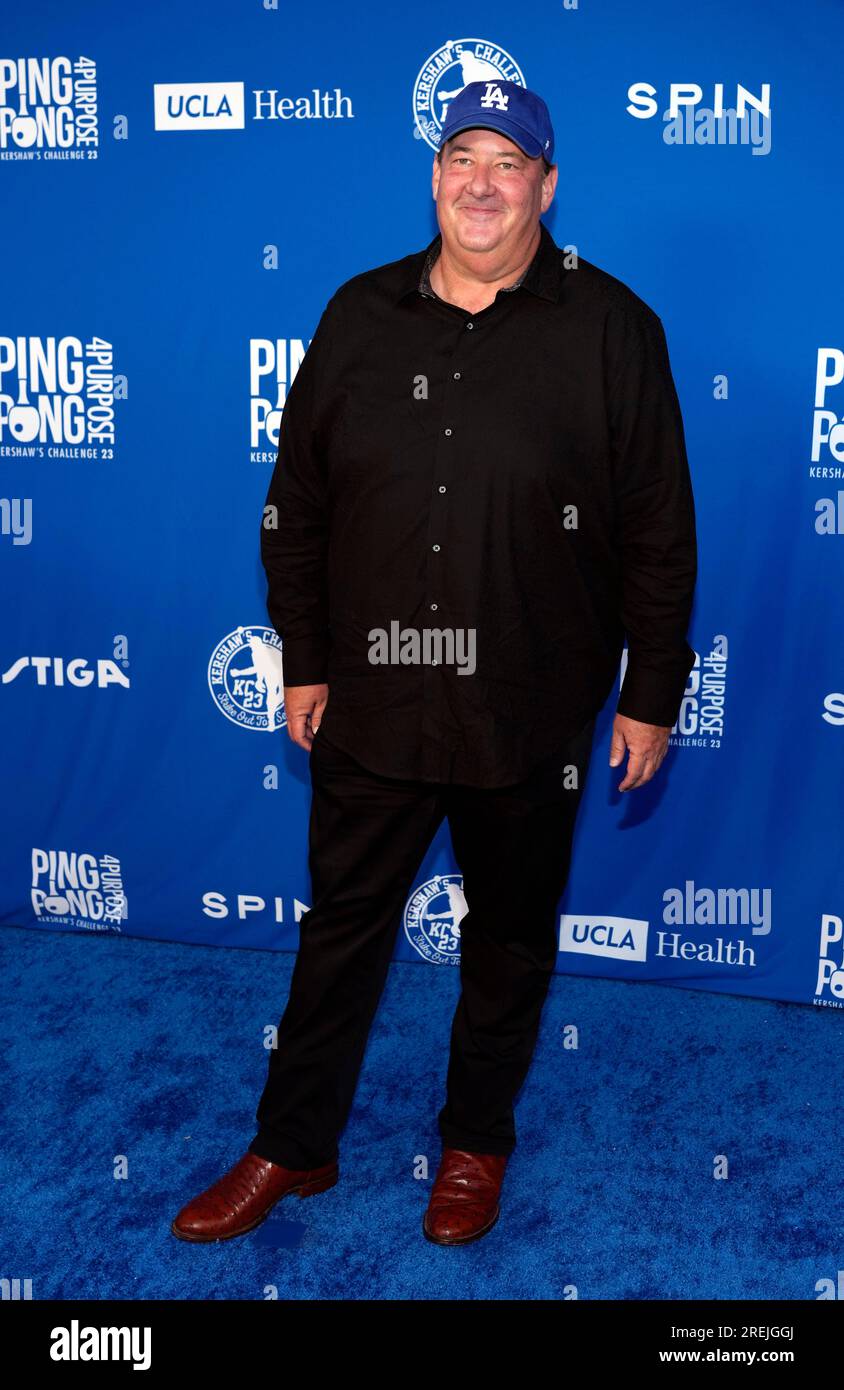 Brian Baumgartner poses at the 10th Annual PingPong4Purpose celebrity ...
