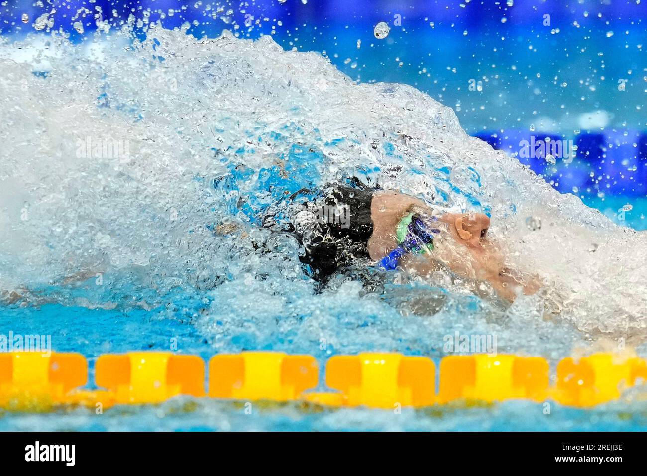 Ryan Murphy of the U.S. competes during the men's 200m backstroke final ...