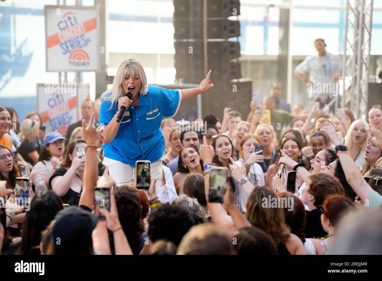 Reneé Rapp performs on NBC's "Today" show at Rockefeller Plaza on ...