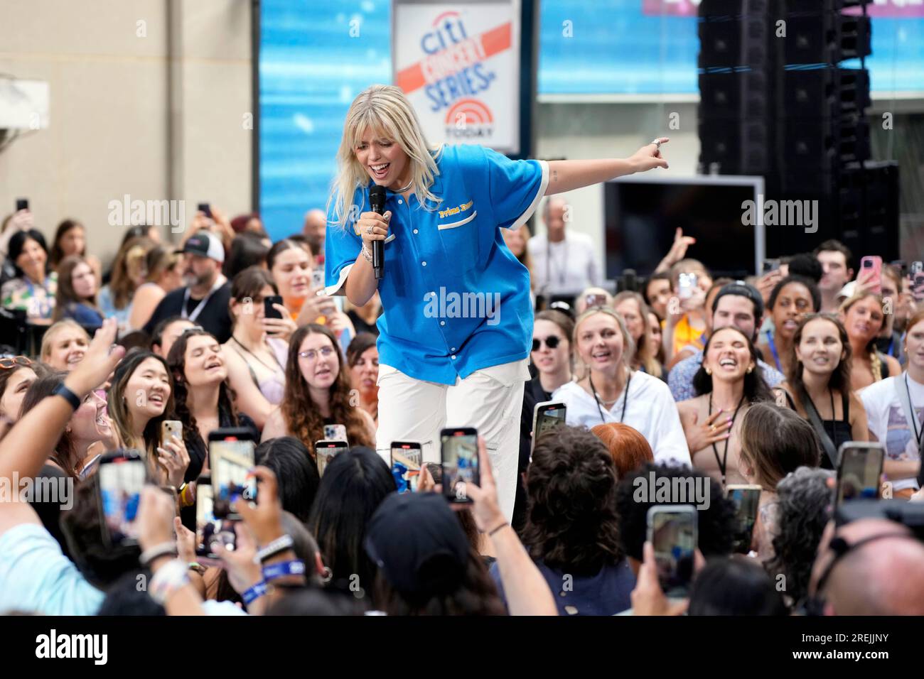 Reneé Rapp performs on NBC's "Today" show at Rockefeller Plaza on ...