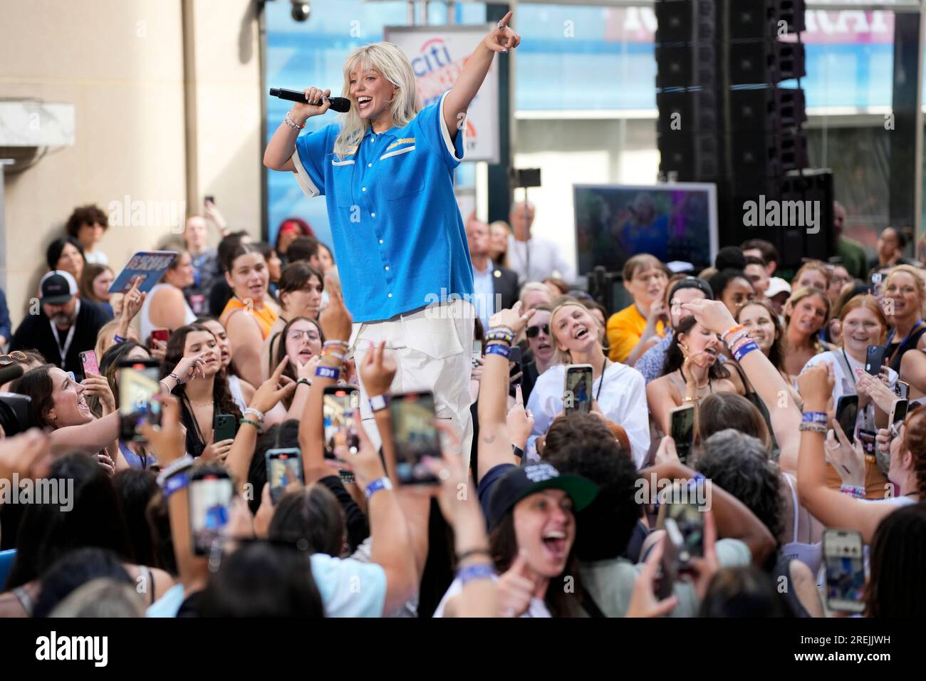 Reneé Rapp performs on NBC's "Today" show at Rockefeller Plaza on ...