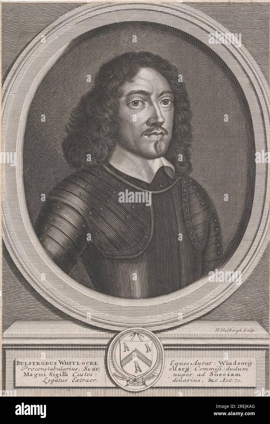 Bulstrodus Whitlocke, Eques. Aurat. by Henry Hulsbergh Stock Photo - Alamy