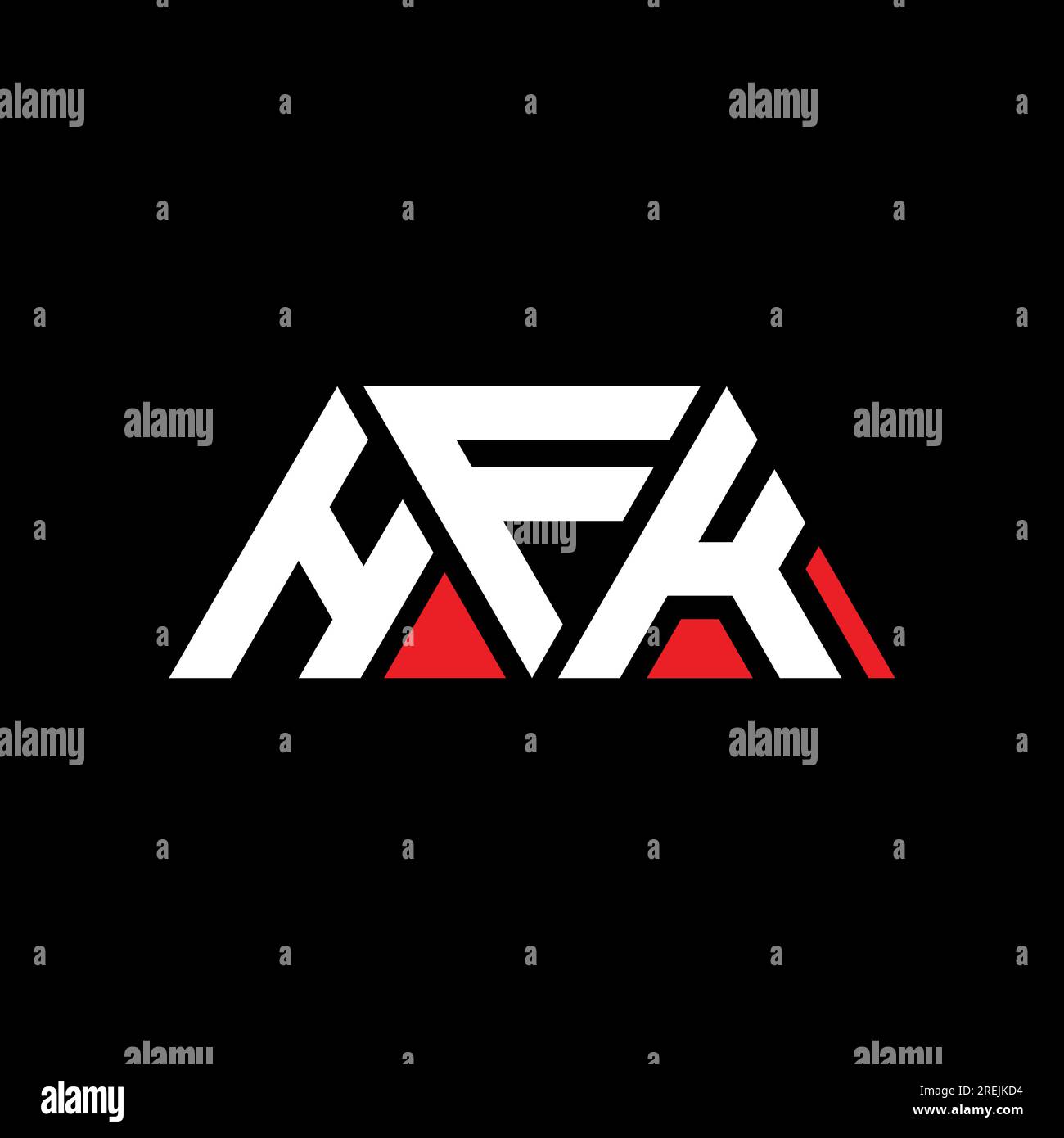 Hfk logo design hi-res stock photography and images - Alamy