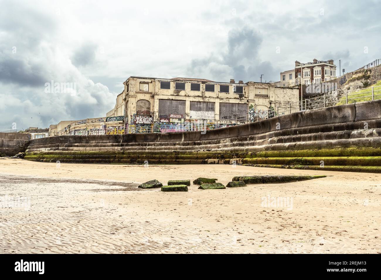 Remains of the old lido at Margate built by John Henry Iles, the ...