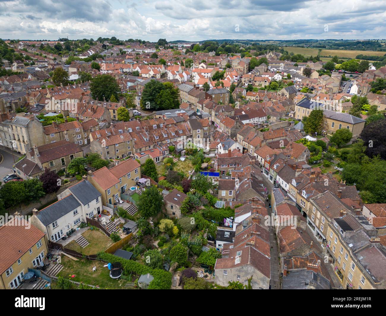 Somerset england aerial hi-res stock photography and images - Alamy