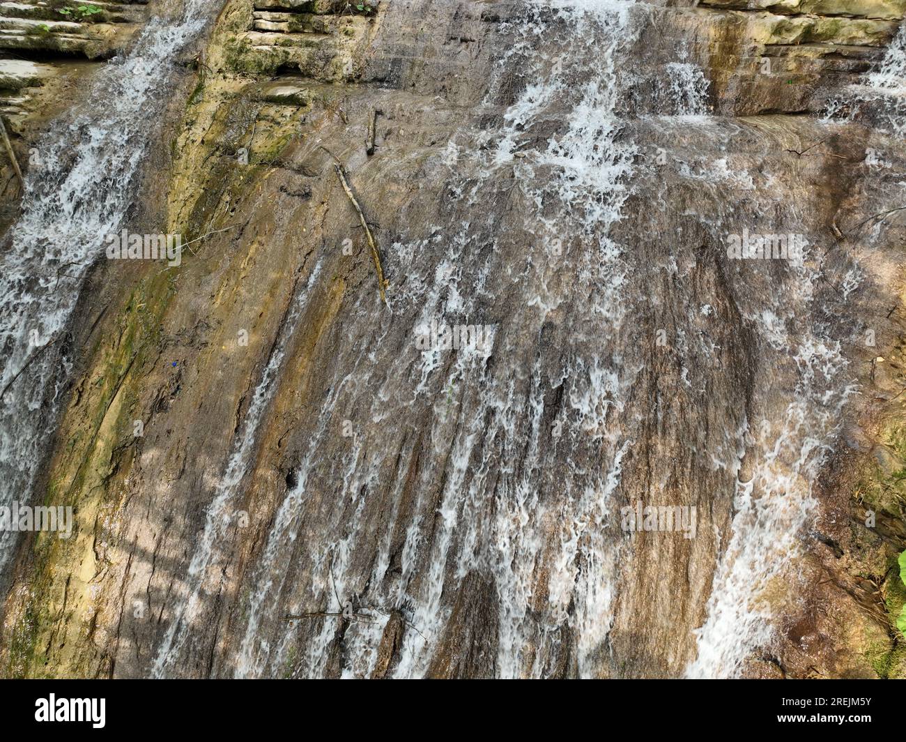 aerial view the waterfall Stock Photo - Alamy