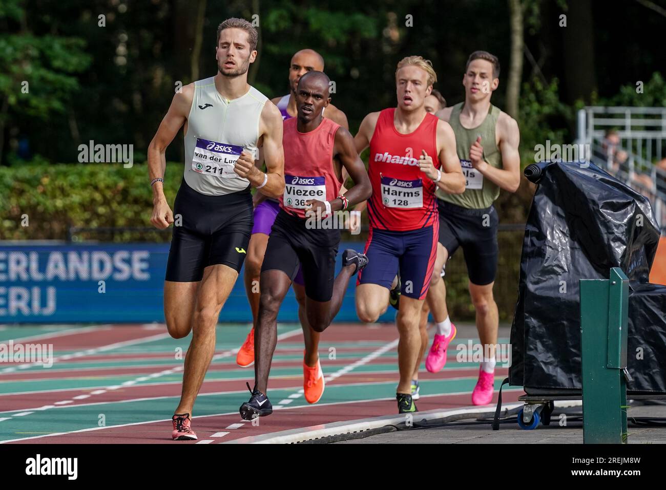 BREDA, NETHERLANDS - JULY 28: Max van der Lugt of AV 1923 competing on ...