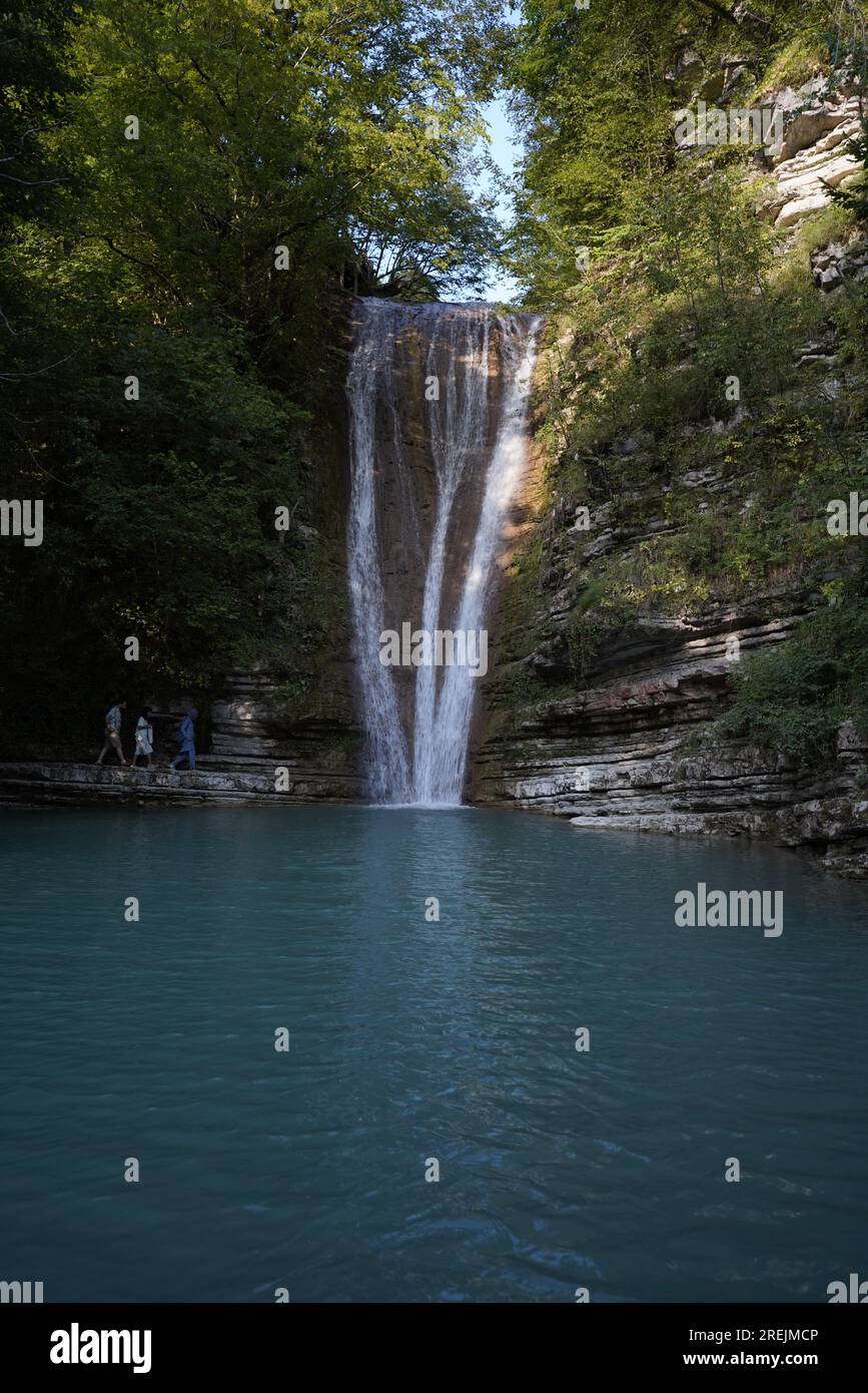 aerial view the waterfall Stock Photo - Alamy
