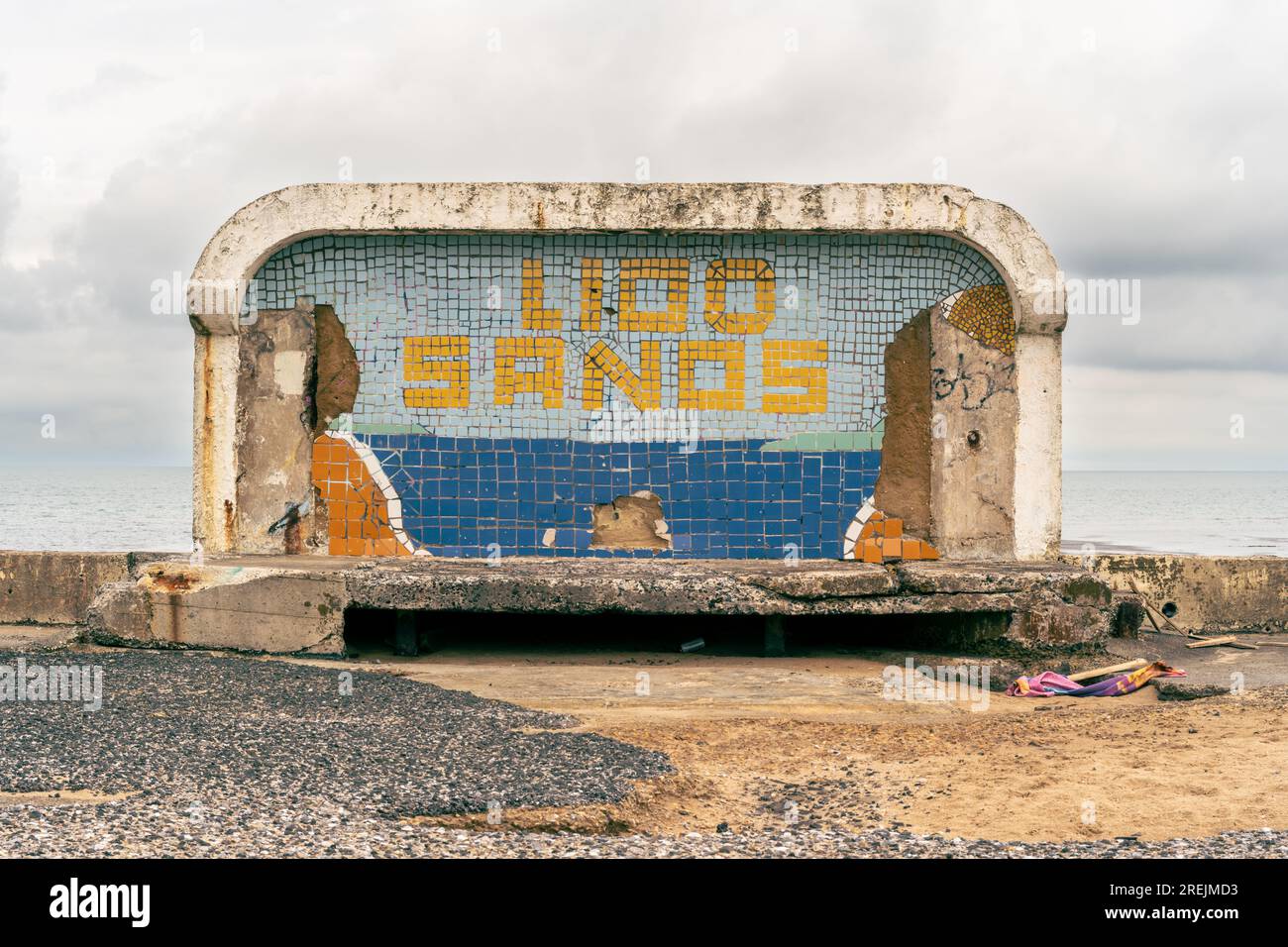 Remains of the old lido at Margate built by John Henry Iles, the ...