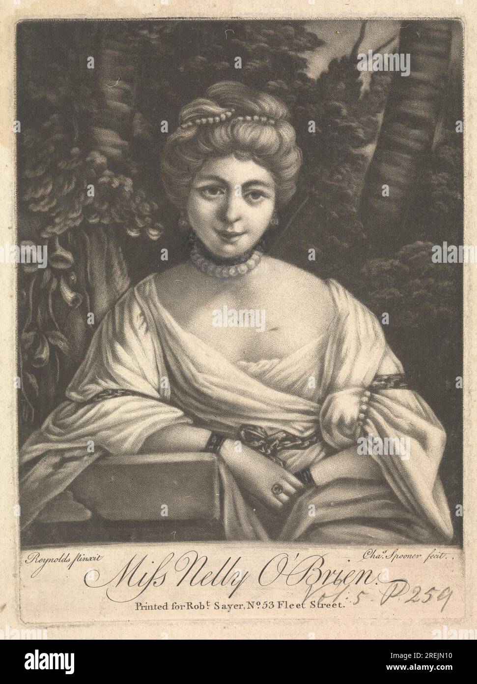 Miss Nelly O'Brien by Charles Spooner Stock Photo - Alamy
